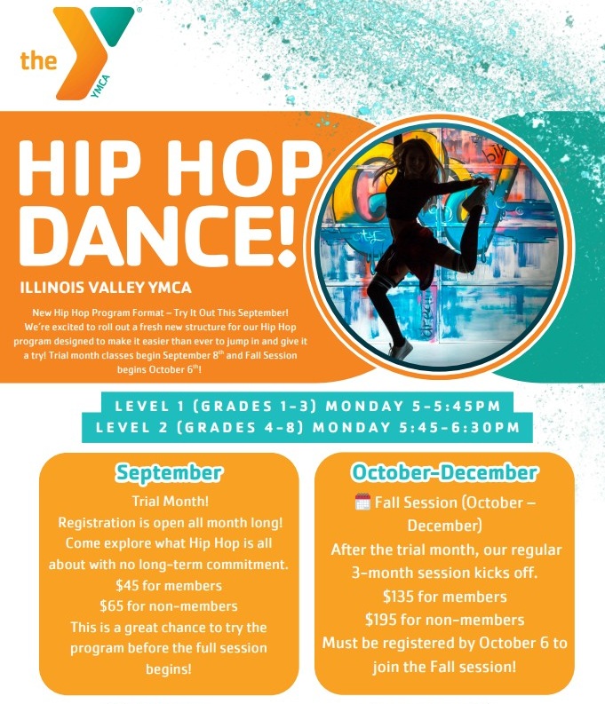 HIP HOP - Dance Class | Illinois Valley YMCA